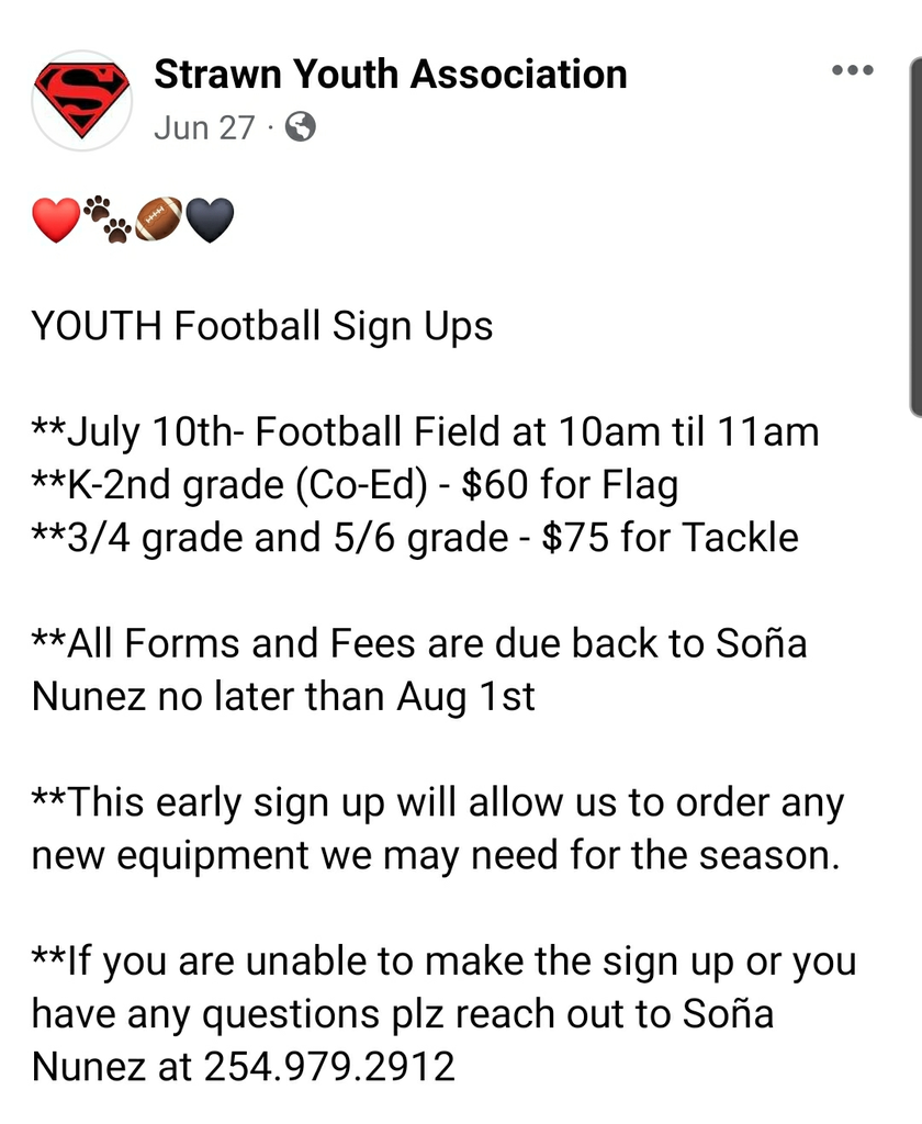 Live Feed | Strawn ISD